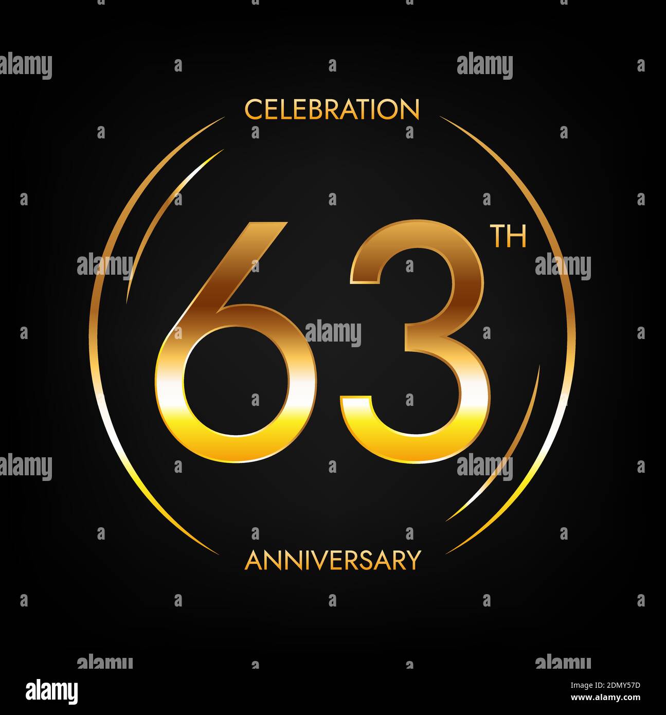 63 birthday logo hi-res stock photography and images - Alamy