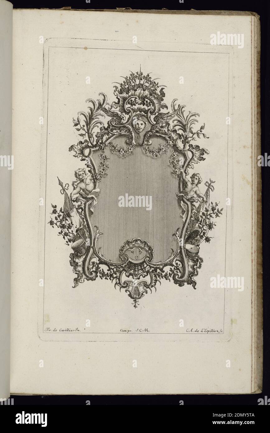 Fantasy book frame engraving hi-res stock photography and images - Alamy