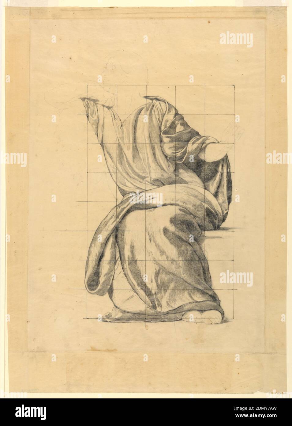 Drapery Study for Figure of Peace in 'The Beneficence of the Law ...