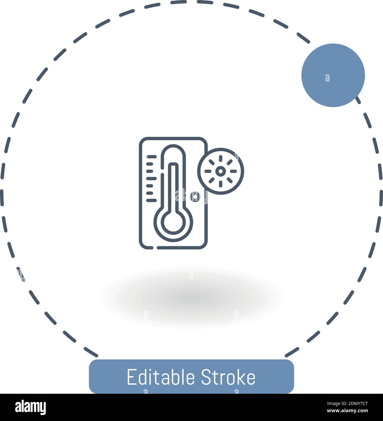 hot temperature vector icon editable stroke outline icons for web and ...