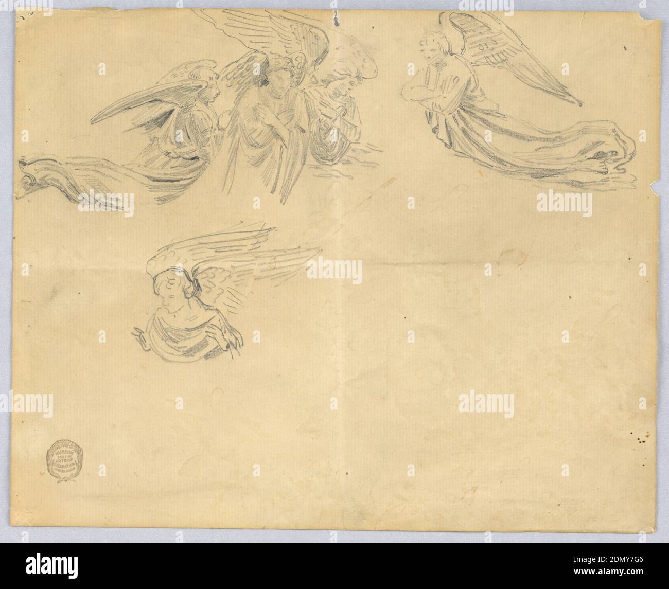 Sketch of Angels, Francis Augustus Lathrop, American, 1849 - 1909 ...
