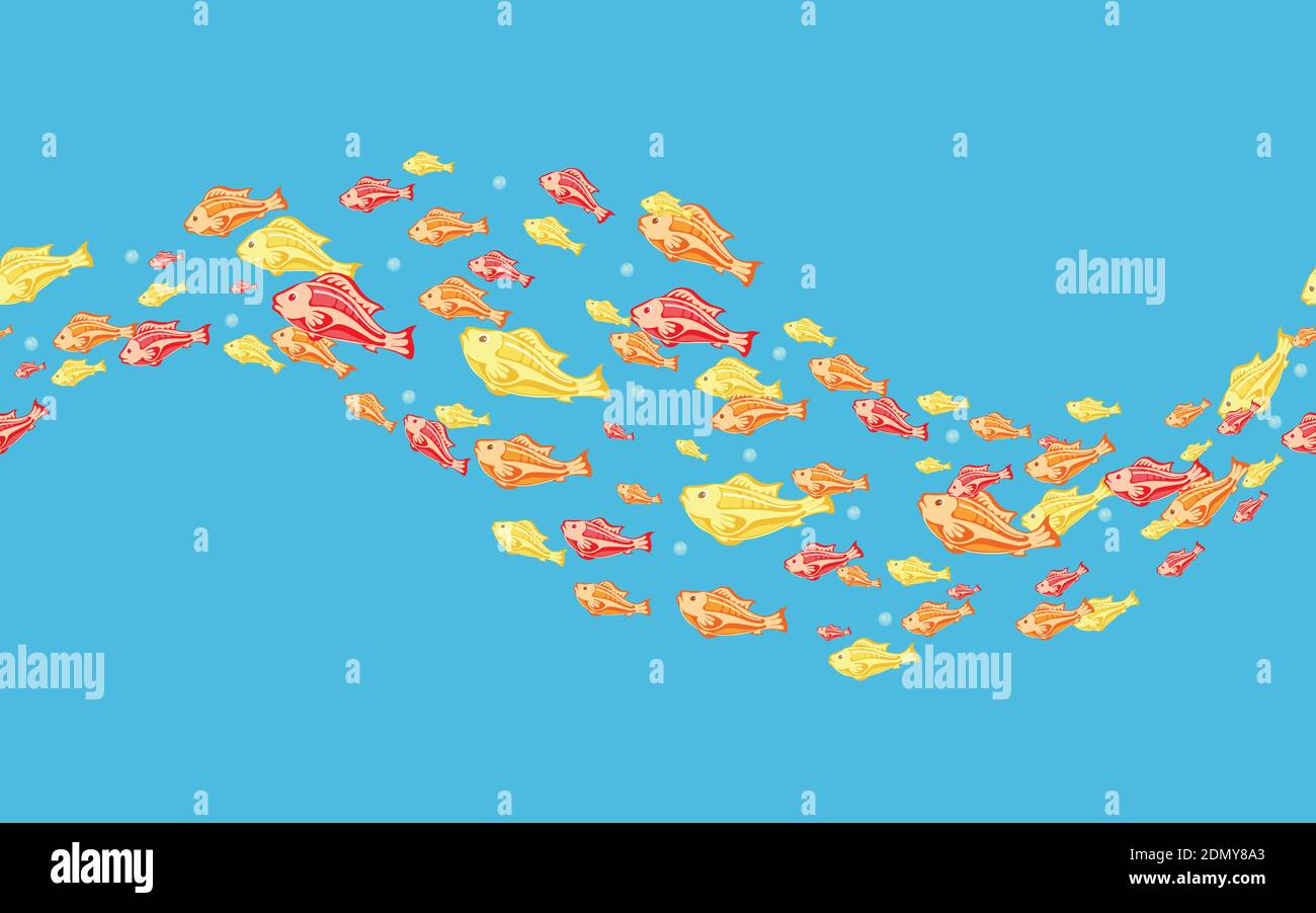 Red sea fish underwater Stock Vector Images - Alamy