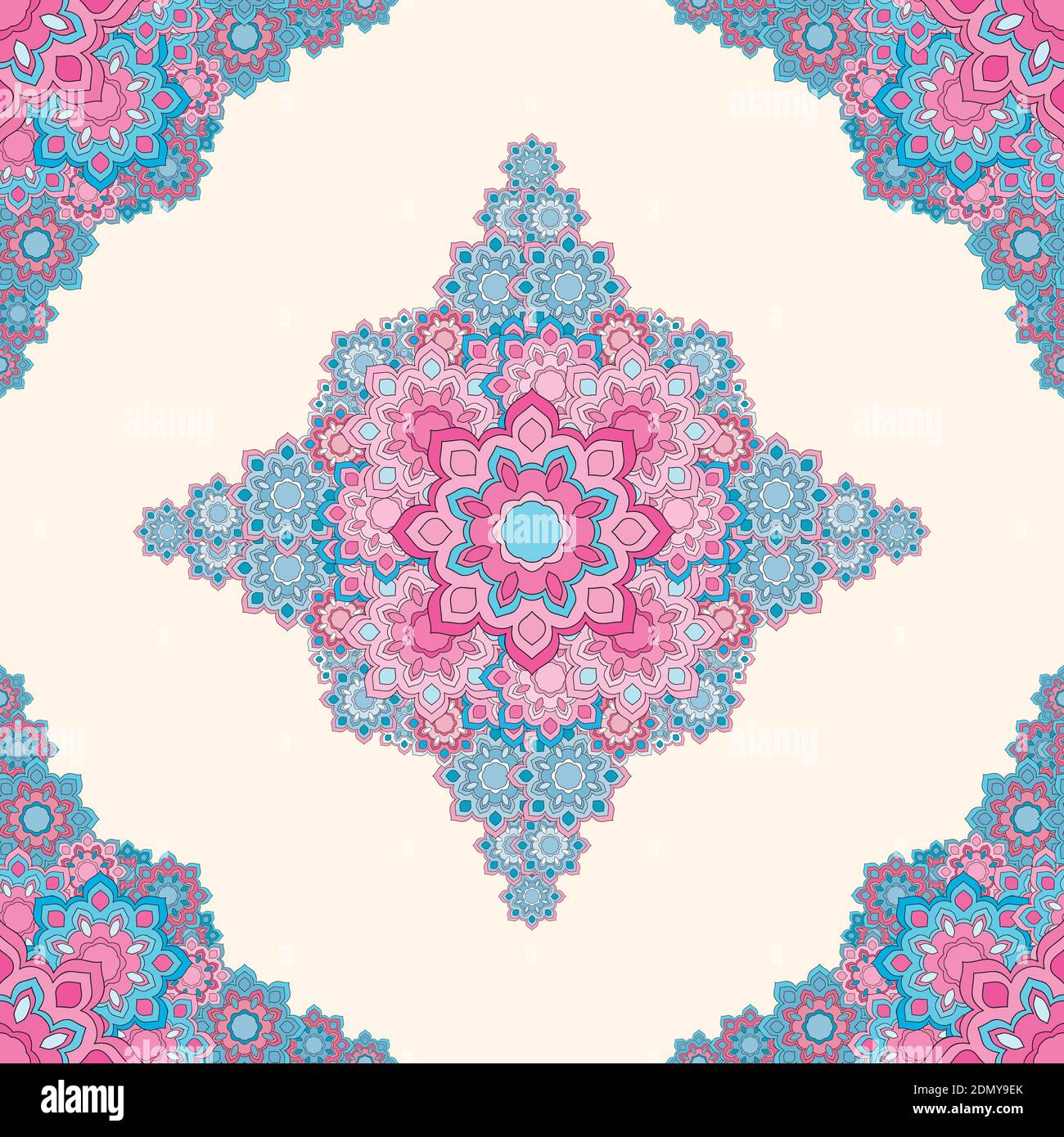 Traditional islamic floral geometric Stock Vector Images - Alamy