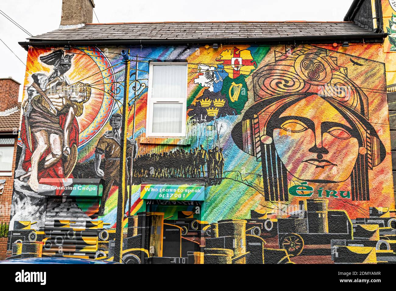 Belfast, Northern Ireland. 1st May, 2016. Graffiti and street art on ...