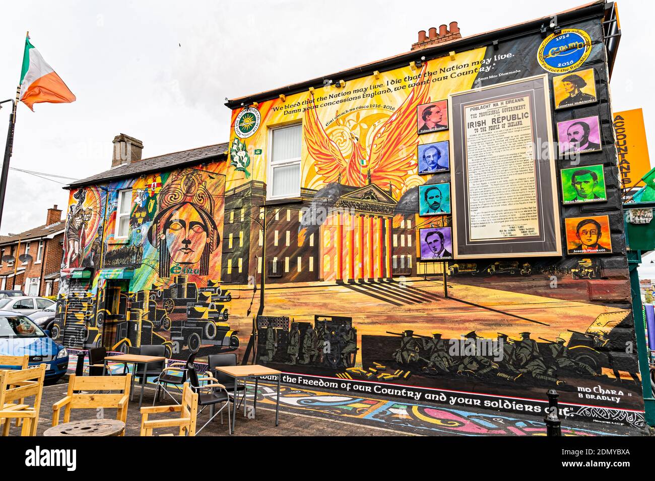 Belfast, Northern Ireland. 1st May, 2016. Graffiti and street art on ...