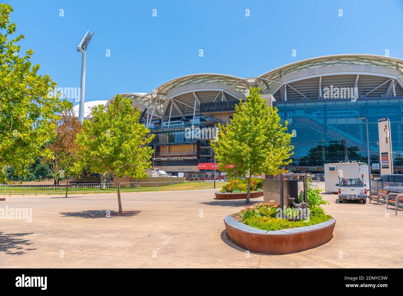 ADELAIDE, AUSTRALIA, JANUARY 7, 2020: Entrance to Adelaide Oval in ...