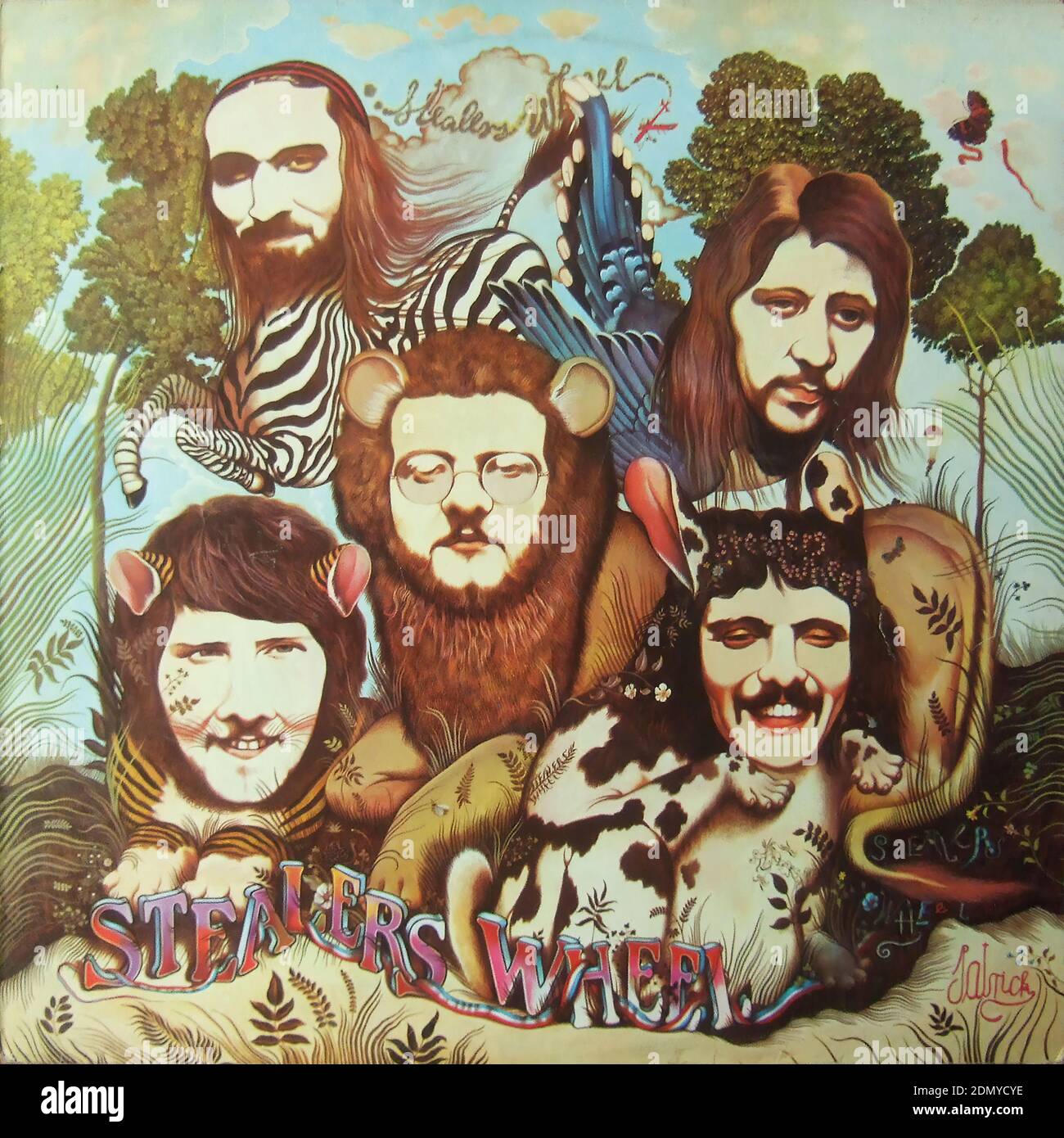 Stealers Wheel - Vintage vinyl album cover Stock Photo - Alamy