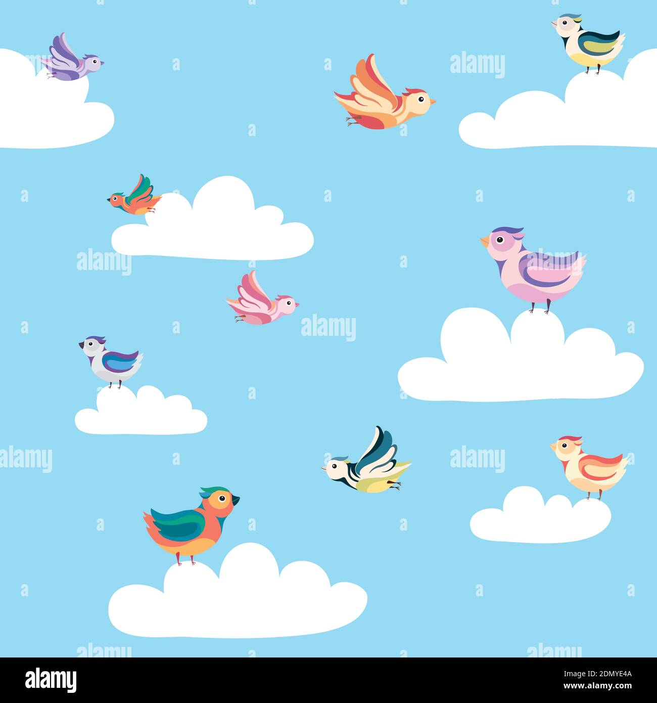 Birds in environment Stock Vector Images - Alamy