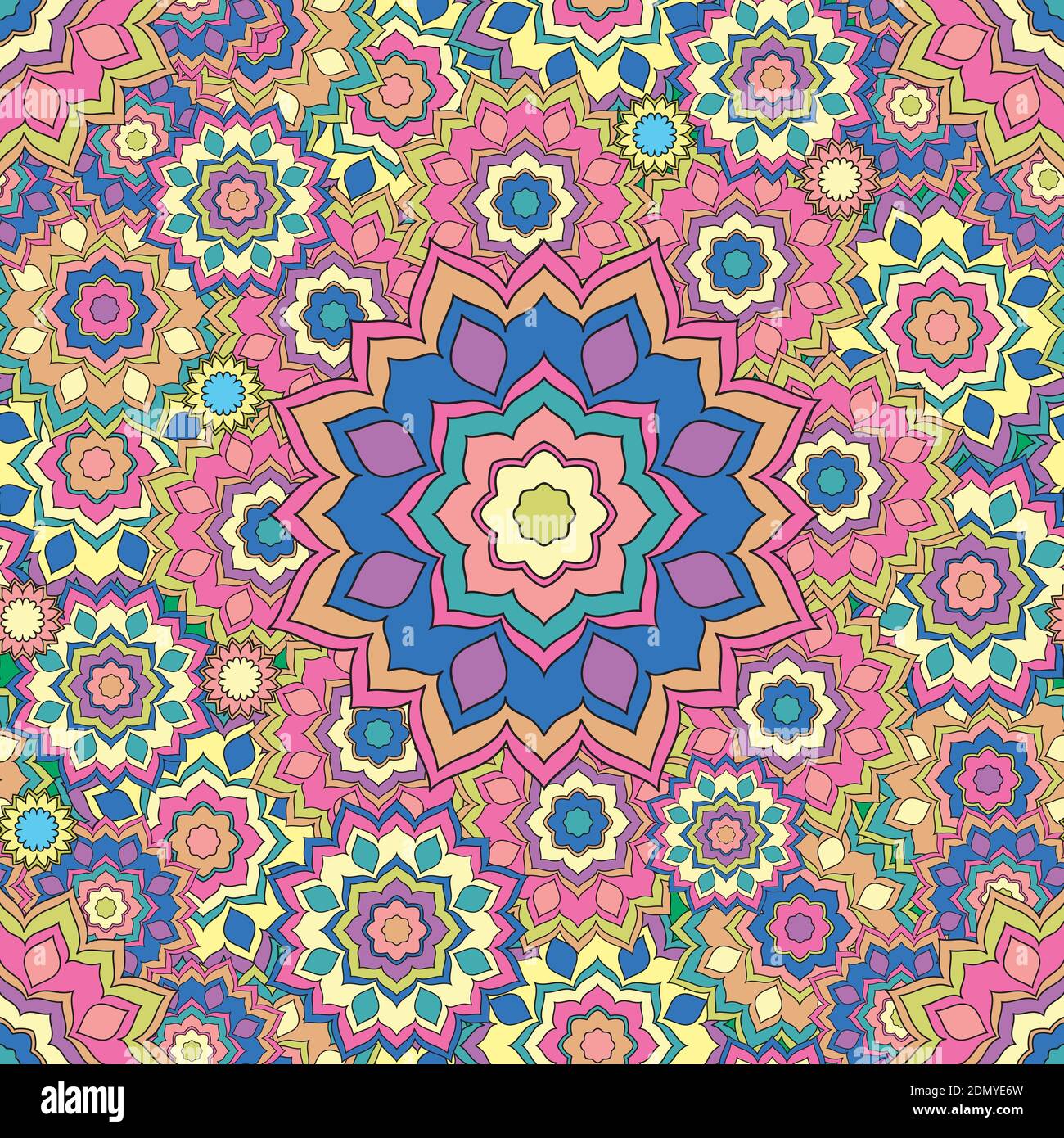 Ornamental tile detail Stock Vector Images - Alamy