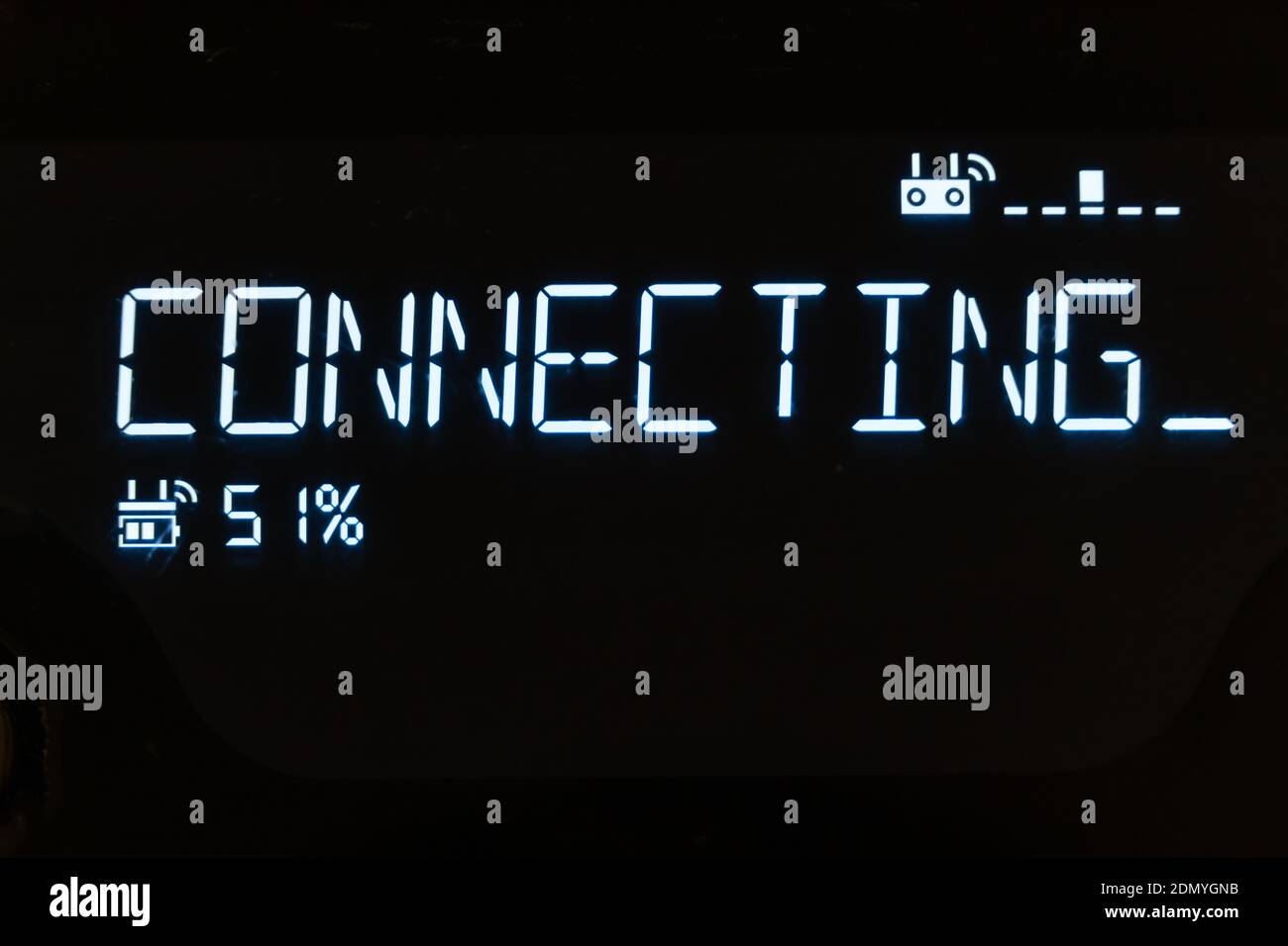 A text message that appears with a deep glow: connect. Luminous text on ... A text message that appears with a deep glow: connect. Luminous text on ...