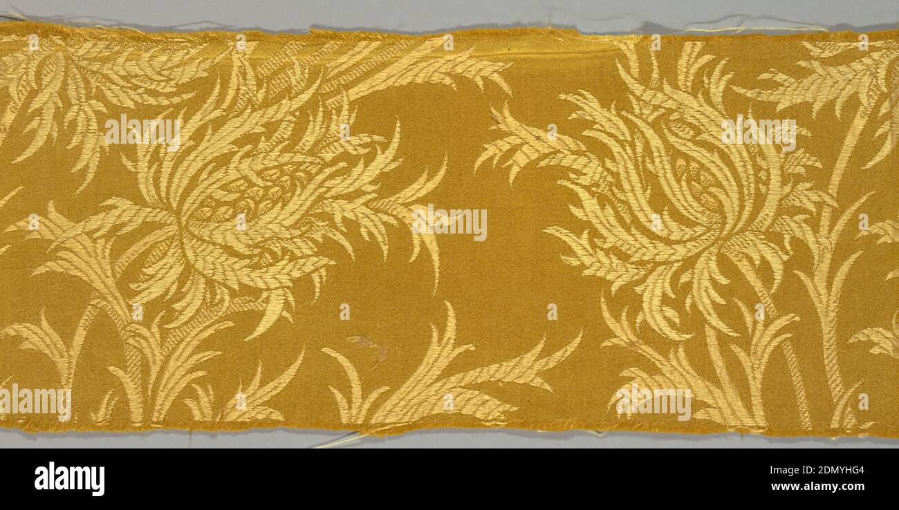 Sample, Orinoka Mills, (Philadelphia, Pennsylvania, USA), A gold color ...