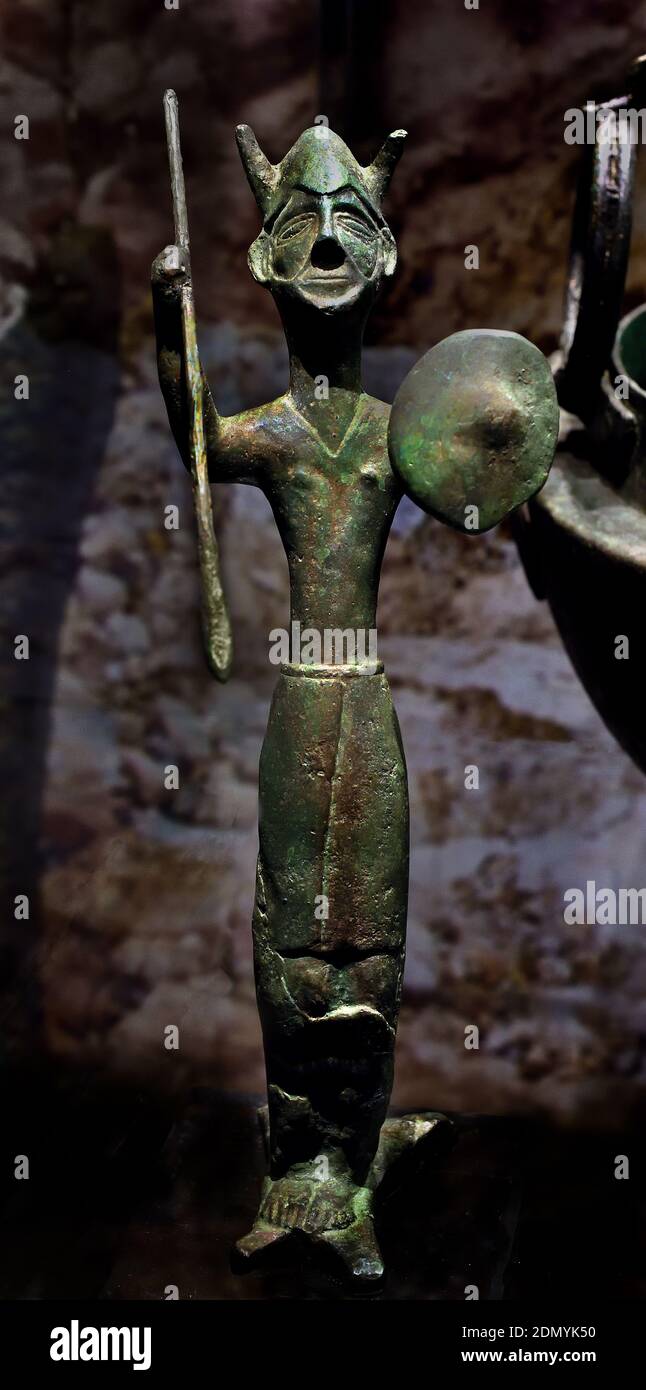 The bronze Bovine hides God - Ingot God-from Enkomi, 12th century BC ...