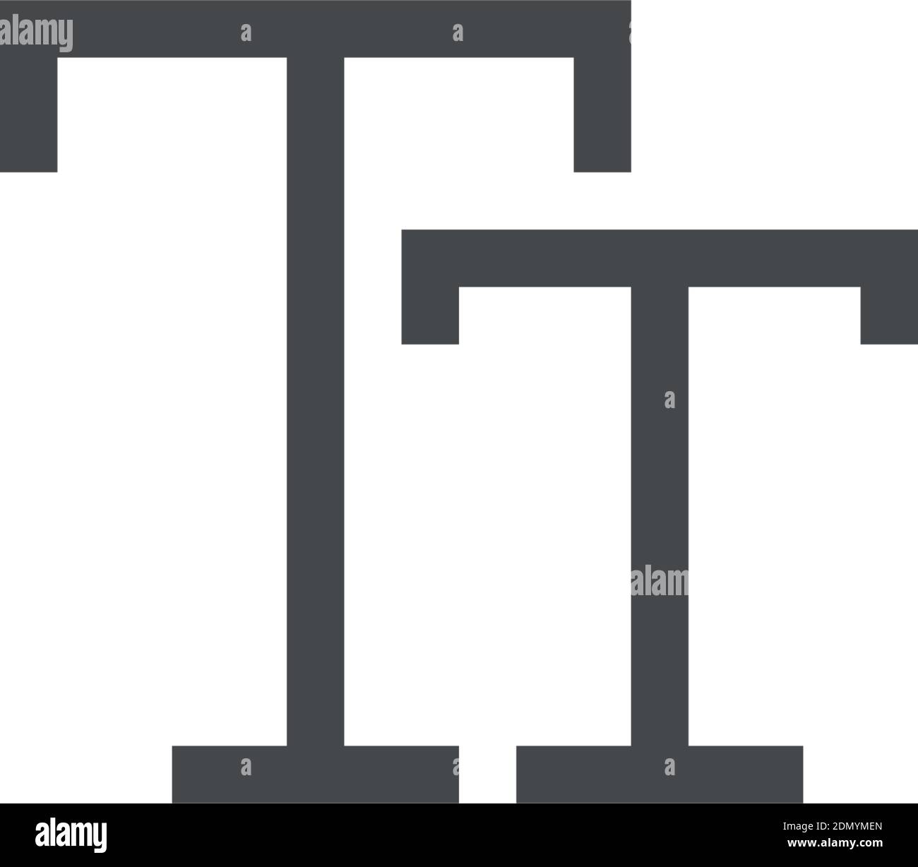 font vector icon modern simple vector illustration Stock Vector Image ...