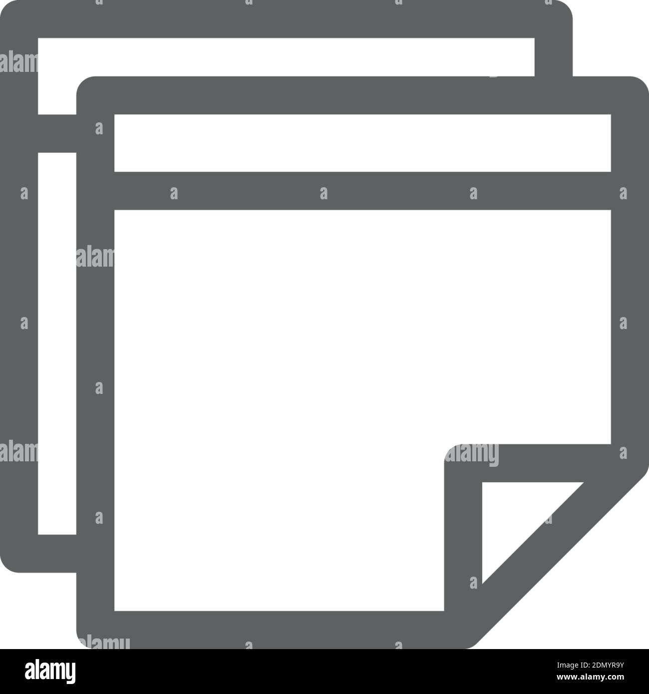 sticky notes vector icon modern simple vector illustration Stock Vector ...