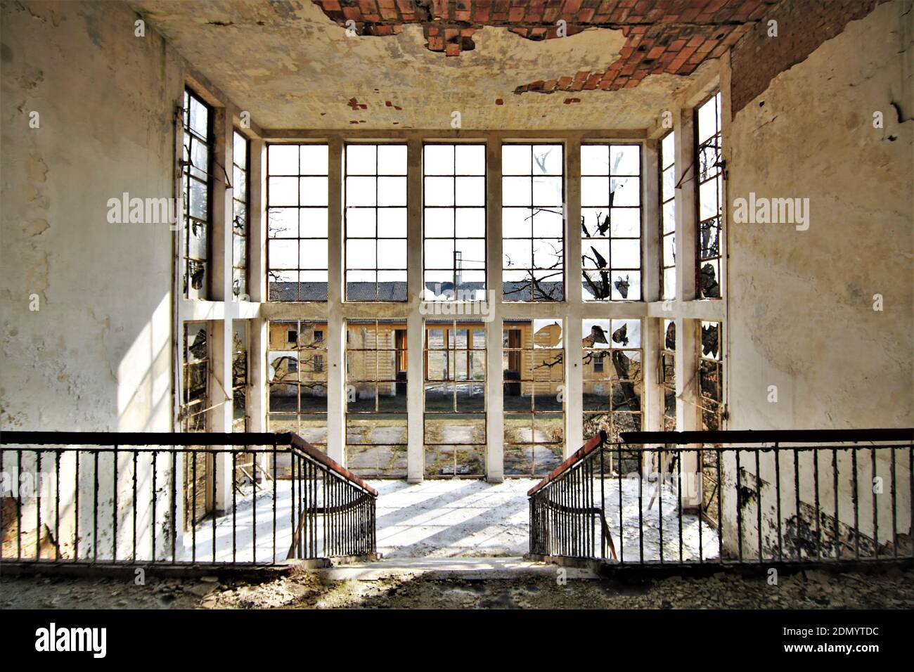 Old abandoned Russian army base Stock Photo - Alamy