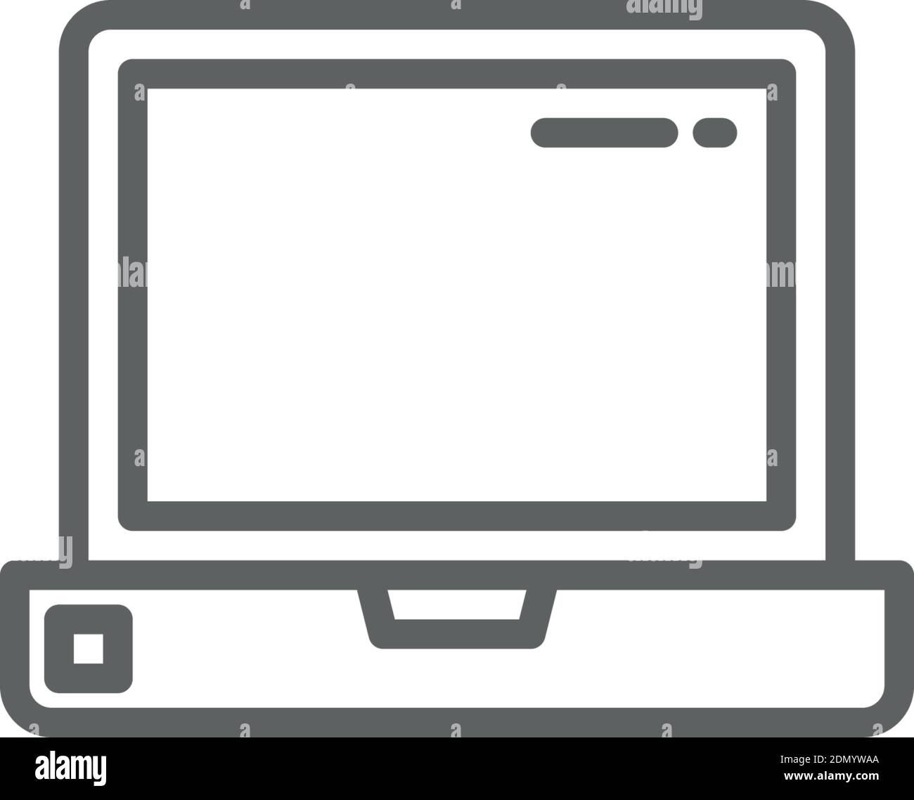 laptop vector icon modern simple vector illustration Stock Vector Image ...