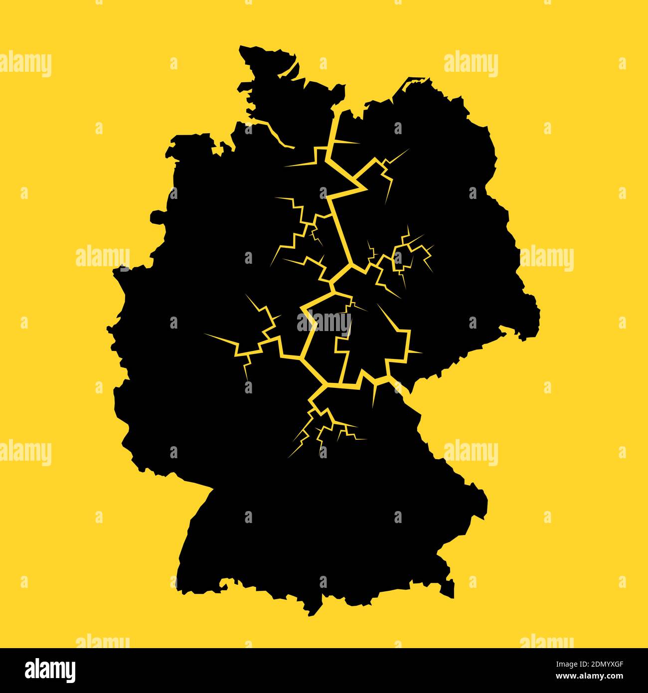 East west berlin map hi-res stock photography and images - Alamy