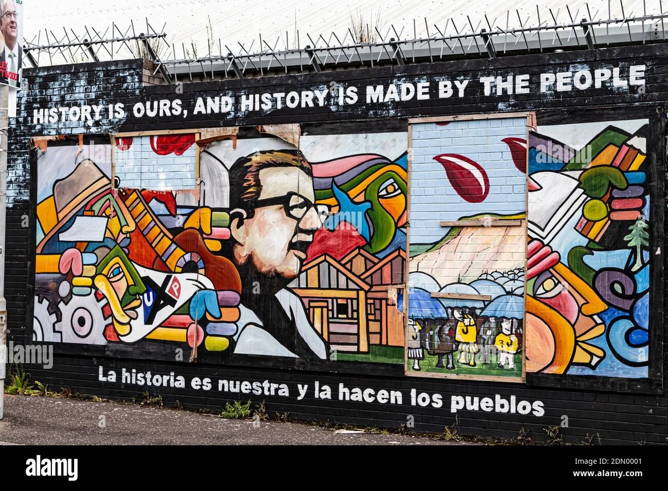 Belfast, Northern Ireland. 1st May, 2016. Graffiti and street art on ...