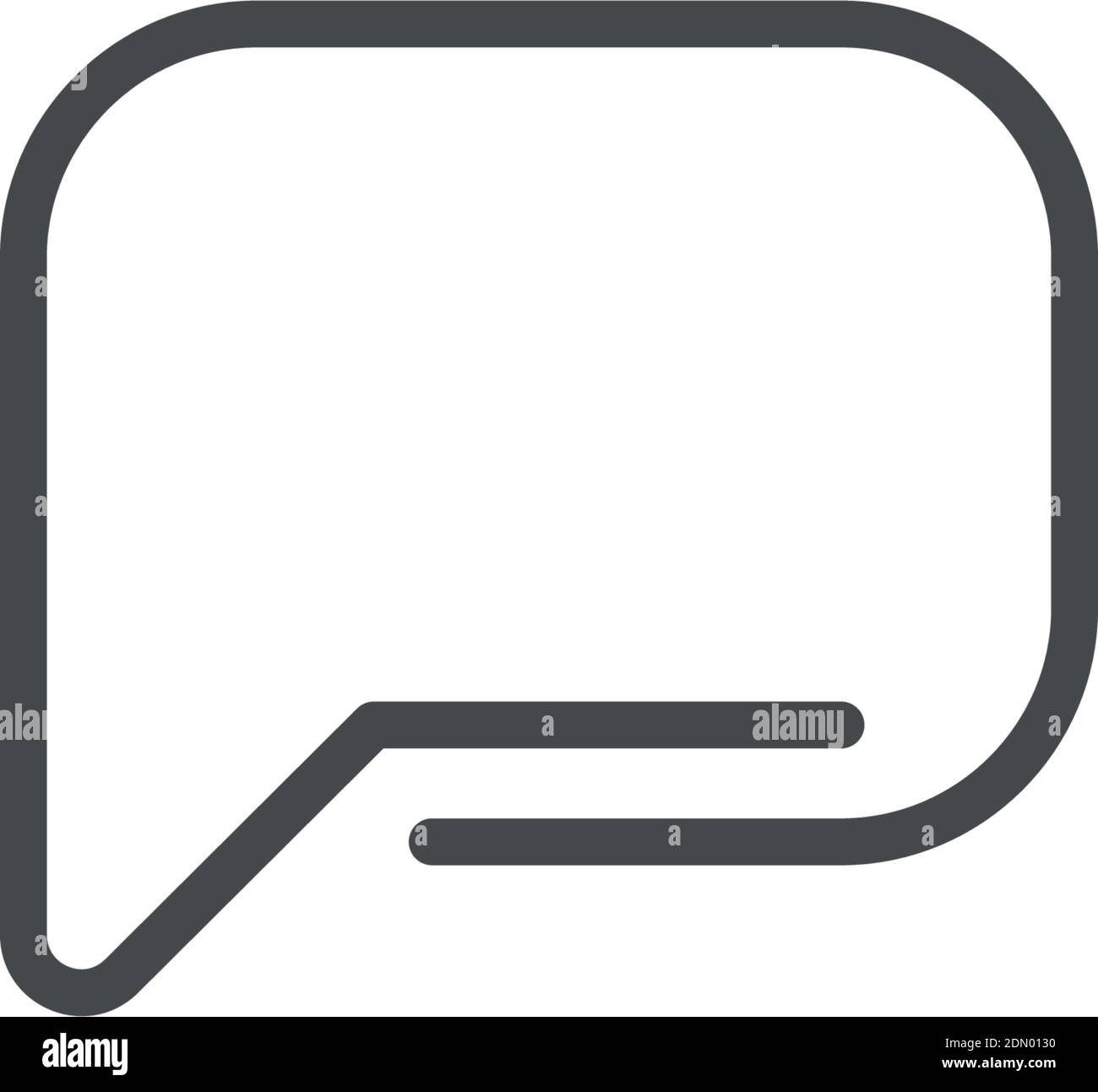 bubble vector icon modern simple vector illustration Stock Vector Image ...