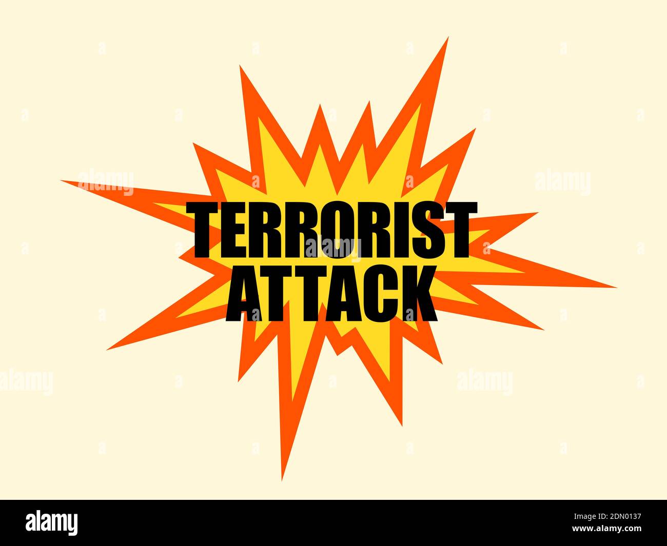 Terrorist attack - dangerous bomb is exploding. Terrorism and usage of ...