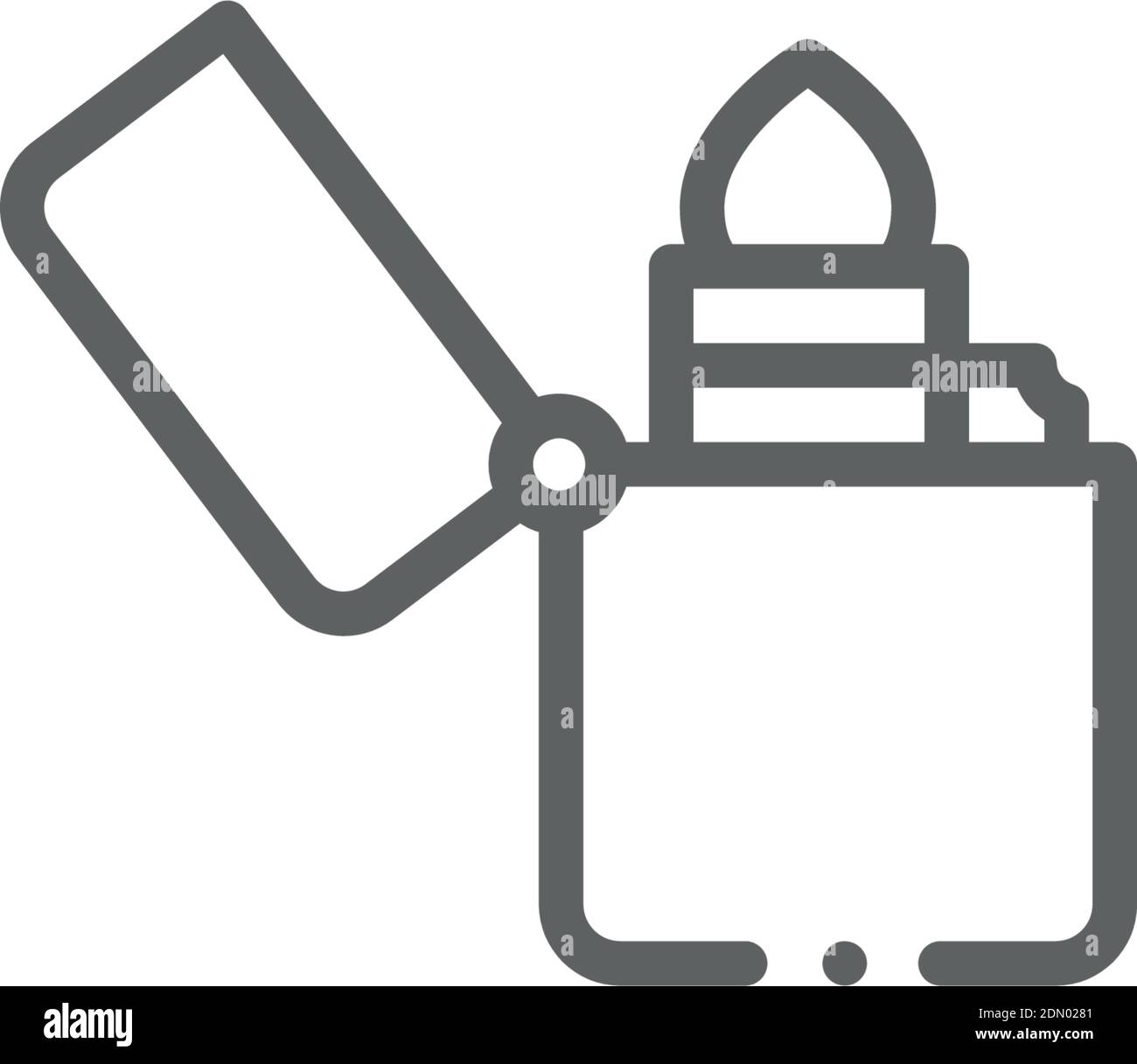 lighter vector icon modern simple vector illustration Stock Vector ...