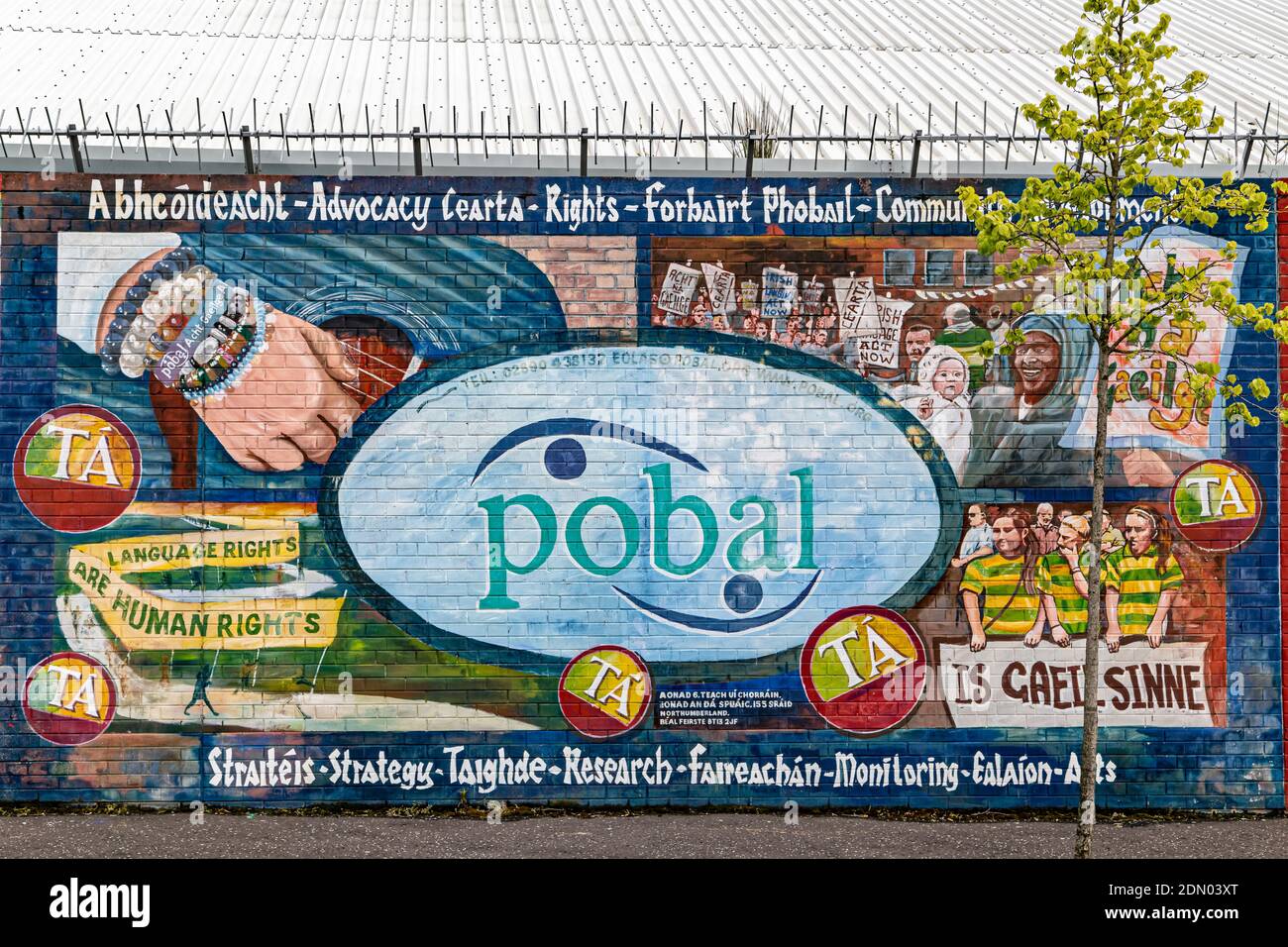 Belfast, Northern Ireland. 1st May, 2016. Graffiti and street art on ...