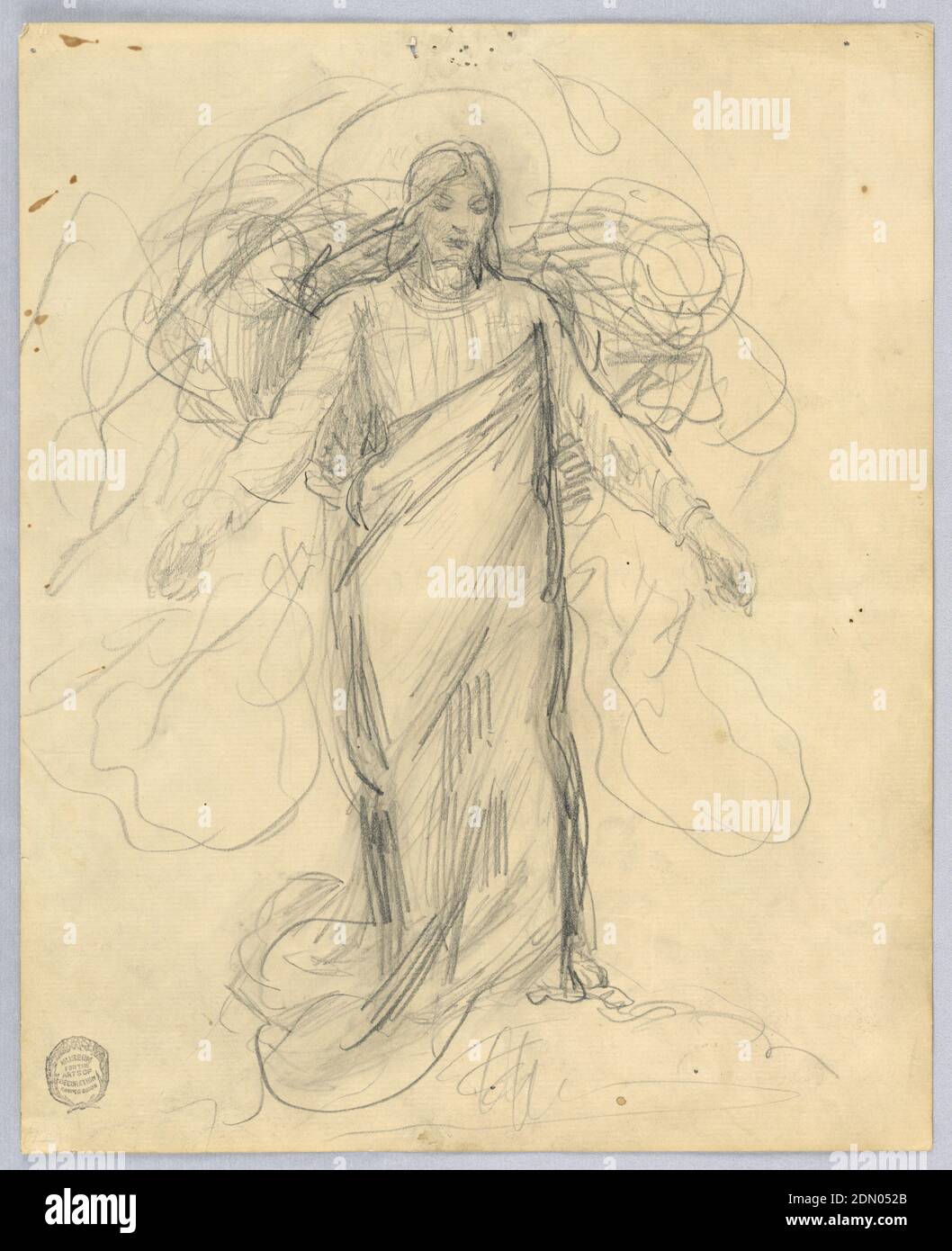 Study for Christ, Chancel of St. Bartholomew, New York, Francis ...