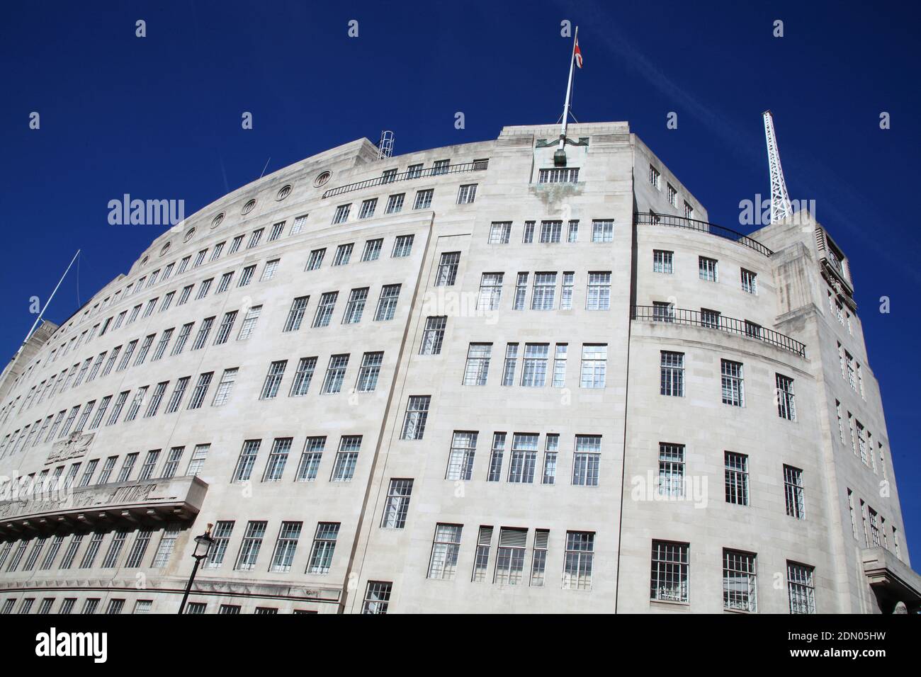 BBC Broadcasting House built in an art deco style in1932 in Portland ...