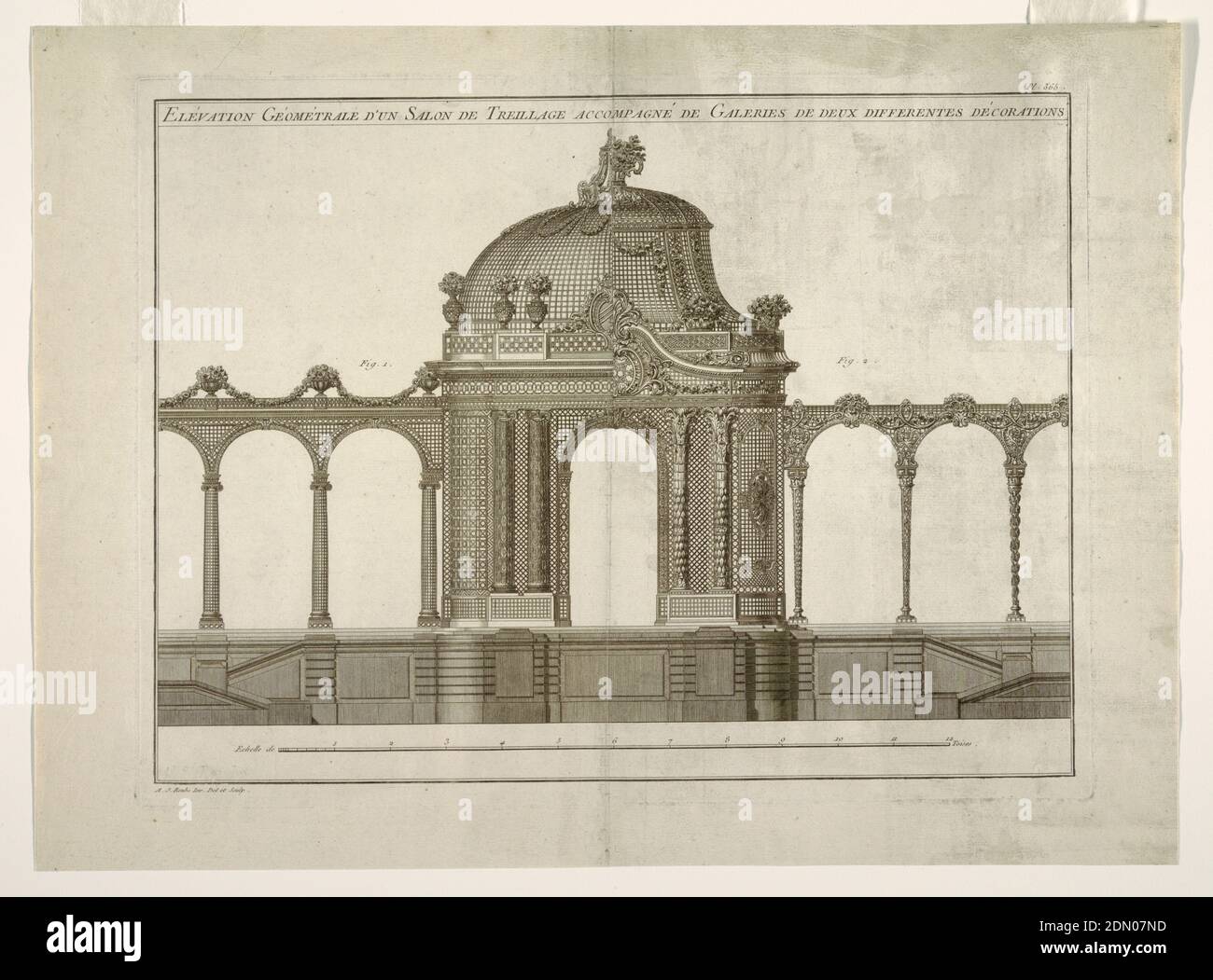 Garden Pavilion and Latticed Gallery with an Alternative Design plate ...