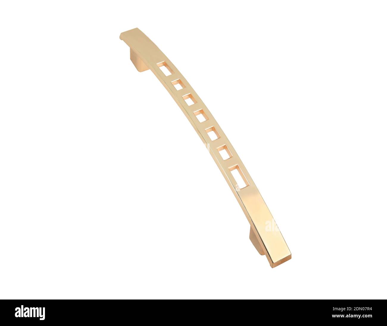 metal furniture handle isolated on white background Stock Photo - Alamy
