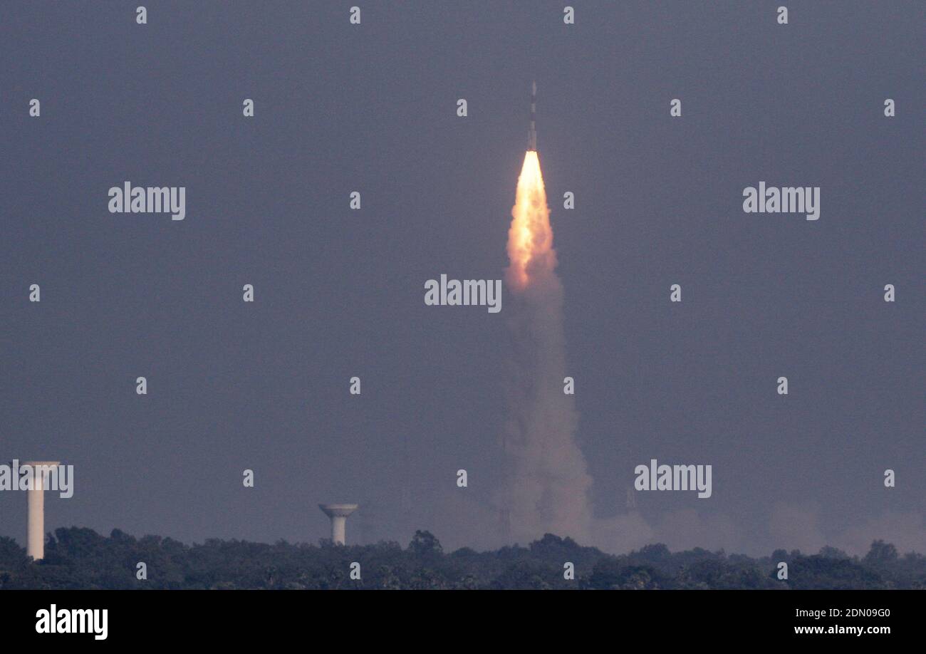 Indian satellite launch vehicle hi-res stock photography and images - Alamy