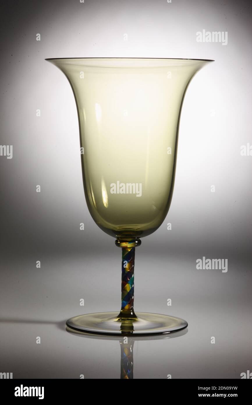 Designer glass collection Stock Photo - Alamy