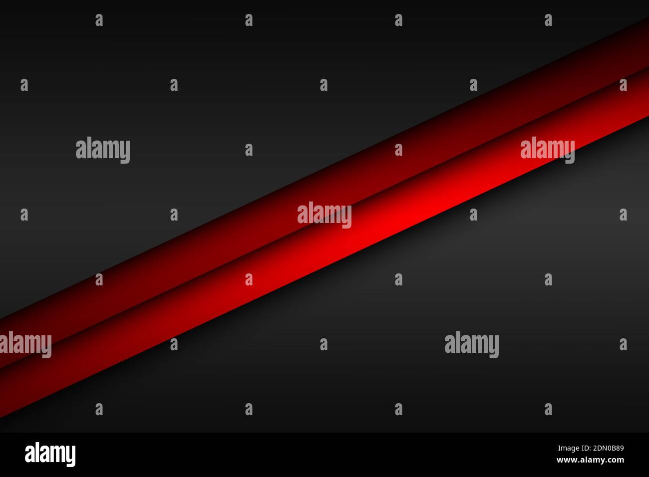 Abstact red line vector background. Overlap layers on black background ...
