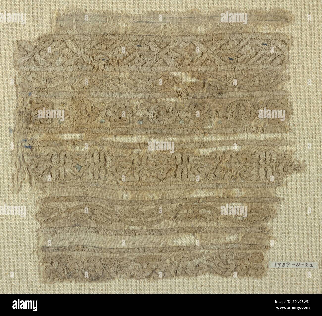 Tan linen ground embroidered hi-res stock photography and images - Alamy