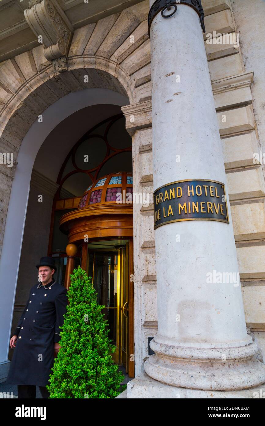 Gran Hotel de la Minerve, Piazza della Minerva, Rome, Italy, Europe ...
