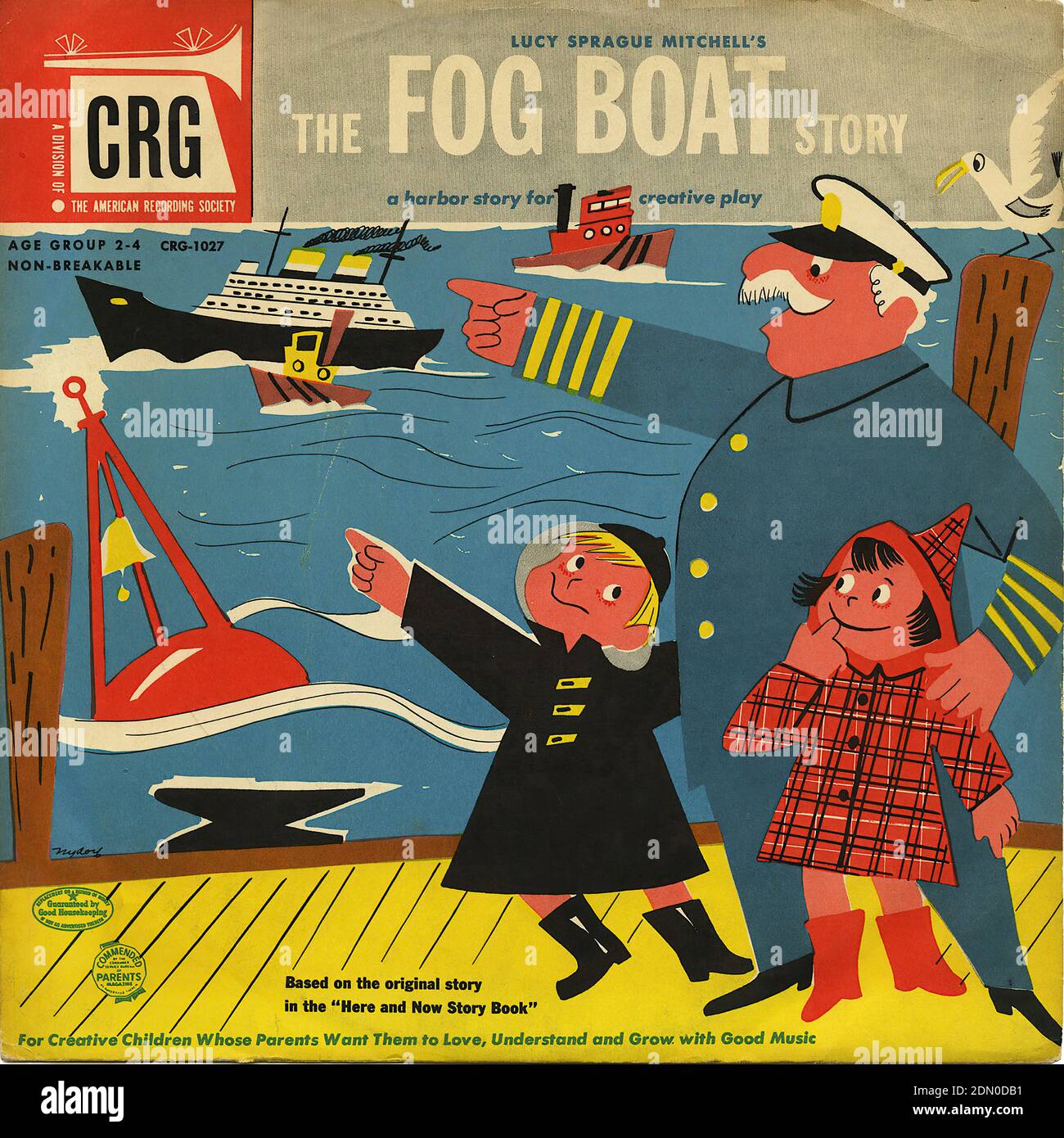 The Fog Boat Story - Vintage Record Cover Stock Photo - Alamy