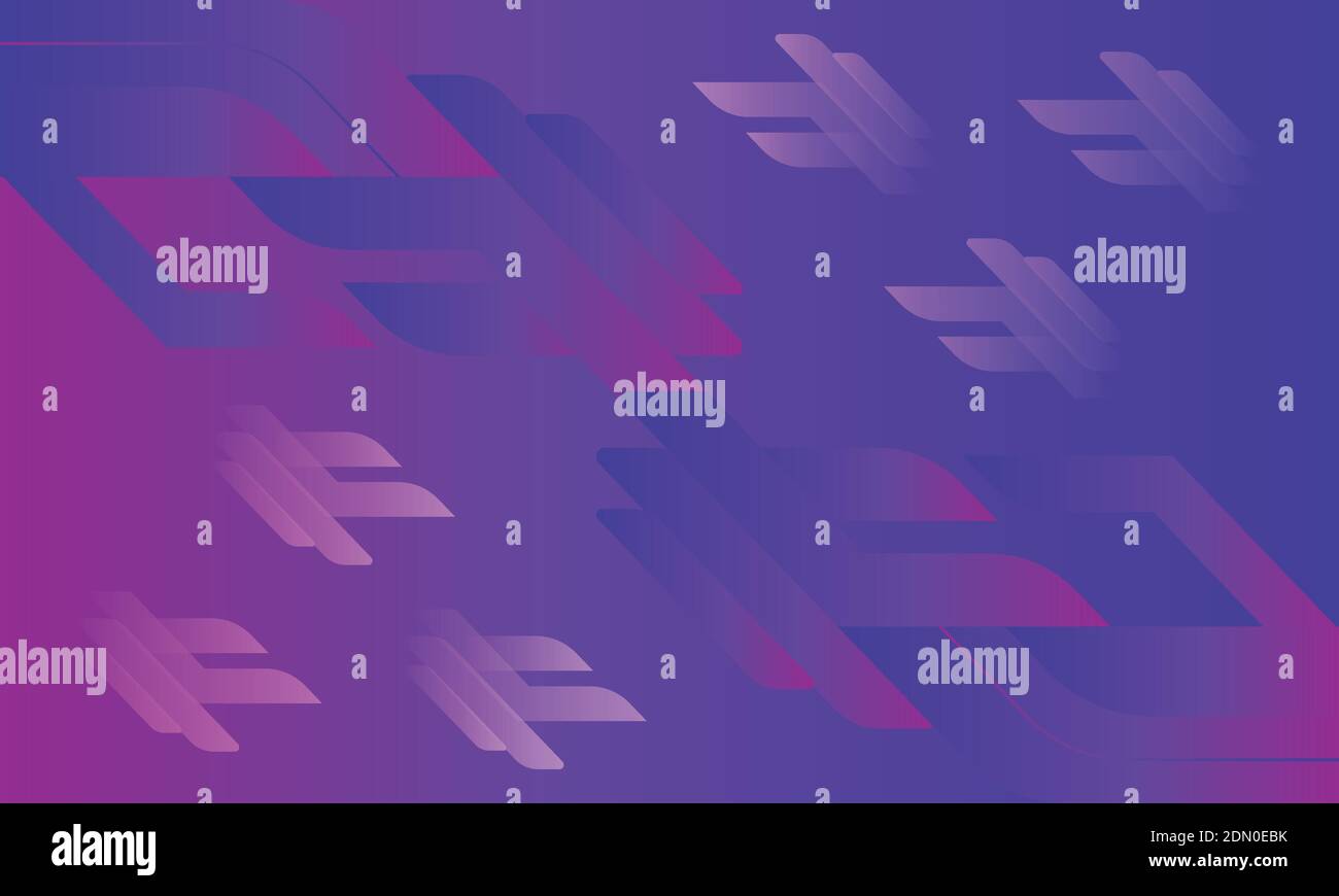 Purple gradient geometric shapes abstract background vector ...