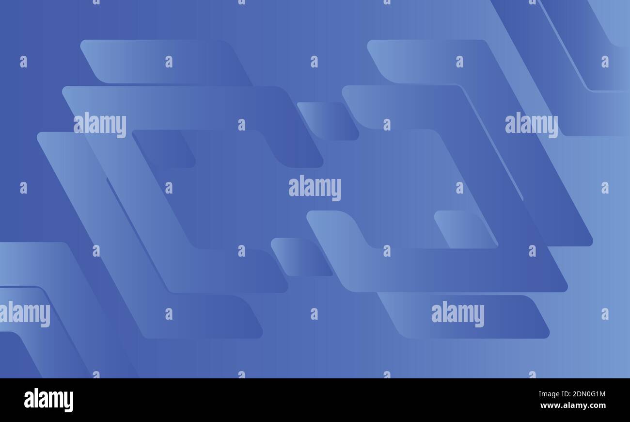 Blue gradient geometric shapes abstract background vector illustration ...