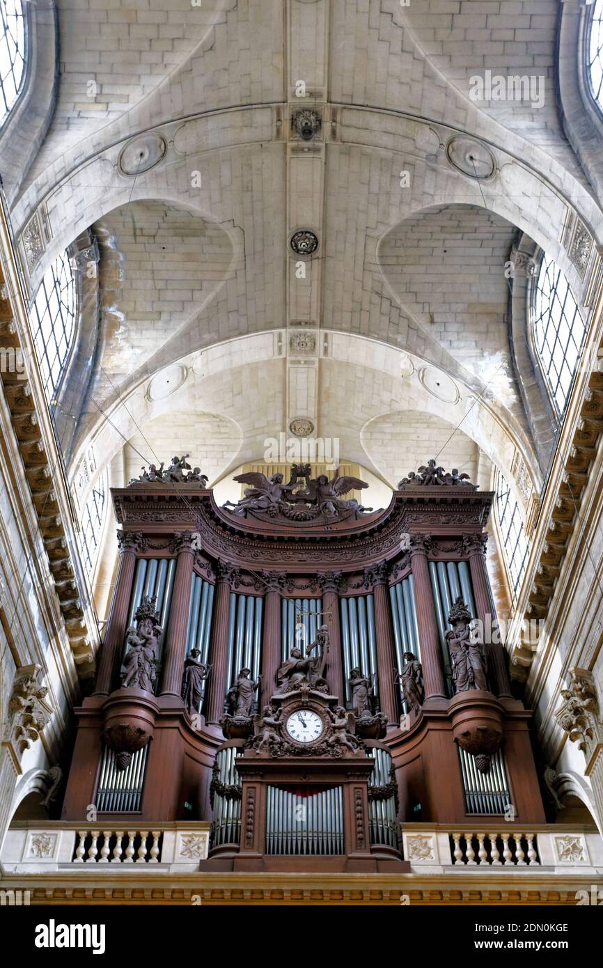 Saint sulpice organ hi-res stock photography and images - Alamy