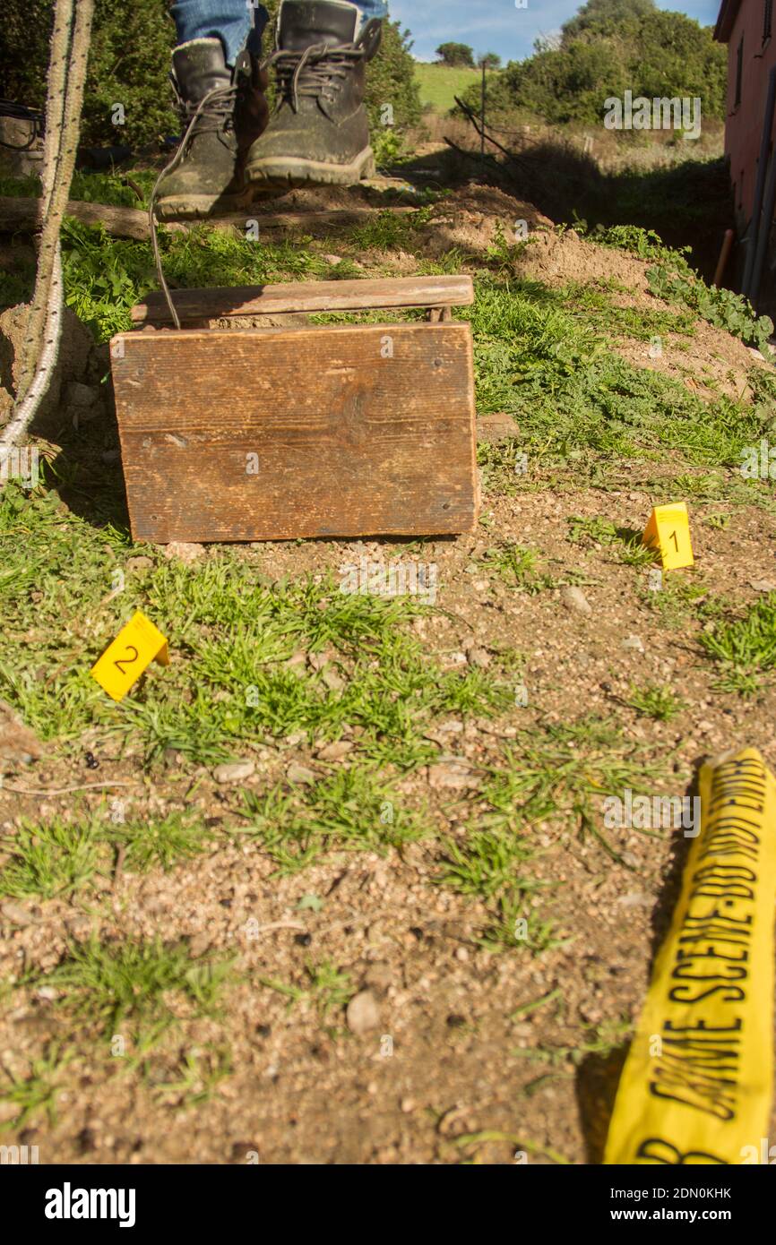 Hanged man feet hi-res stock photography and images - Alamy