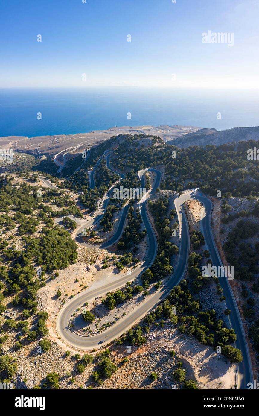 Crete aerial view road hi-res stock photography and images - Alamy