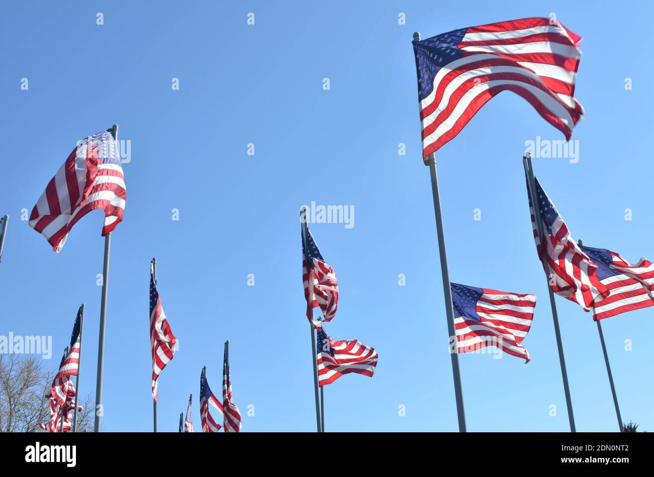 Flags blowing in wind hi-res stock photography and images - Alamy