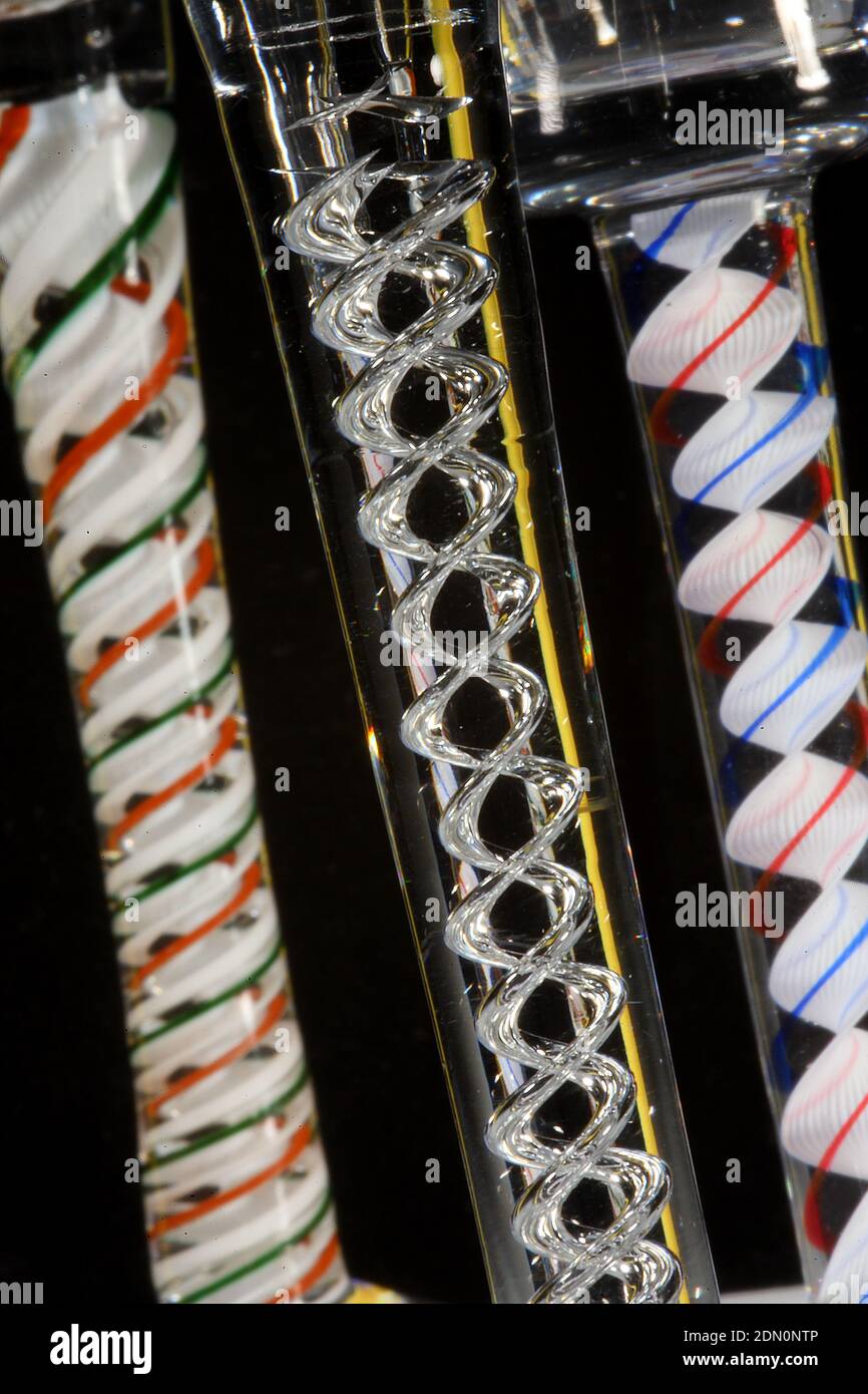 Designer glass collection Stock Photo - Alamy