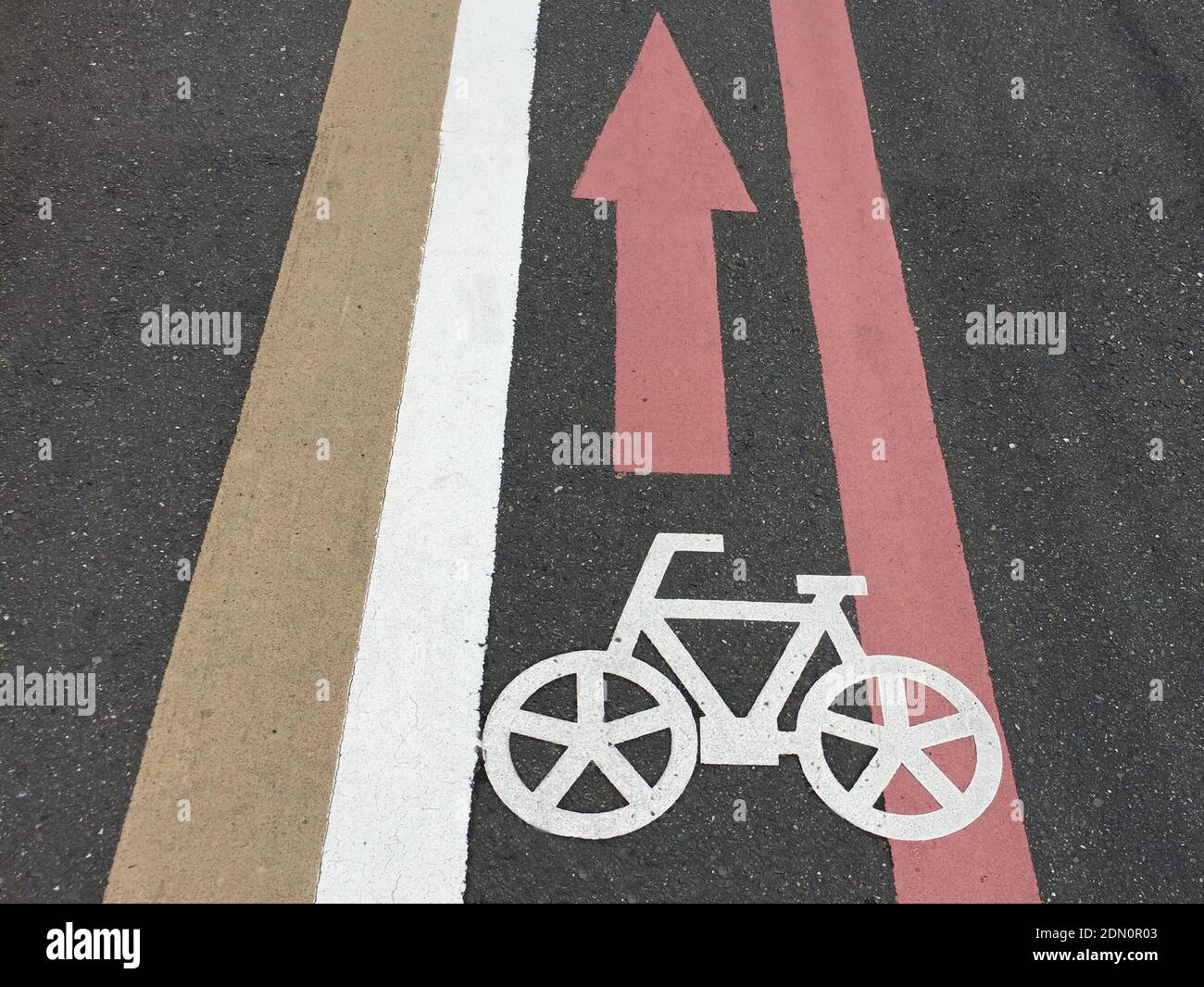 Separated Cycle Track High Resolution Stock Photography and Images - Alamy