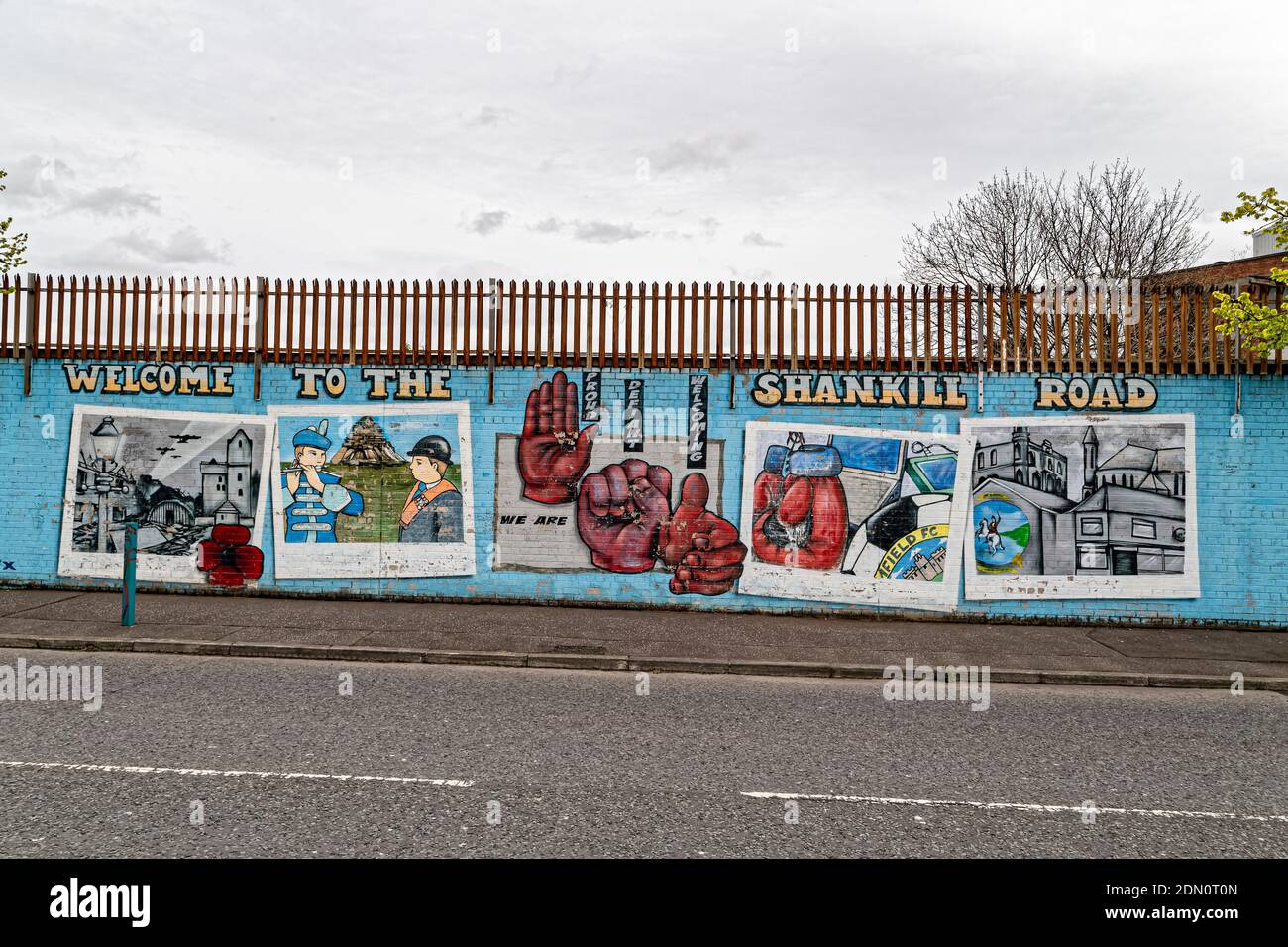 Belfast, Northern Ireland. 1st May, 2016. Graffiti and street art on ...
