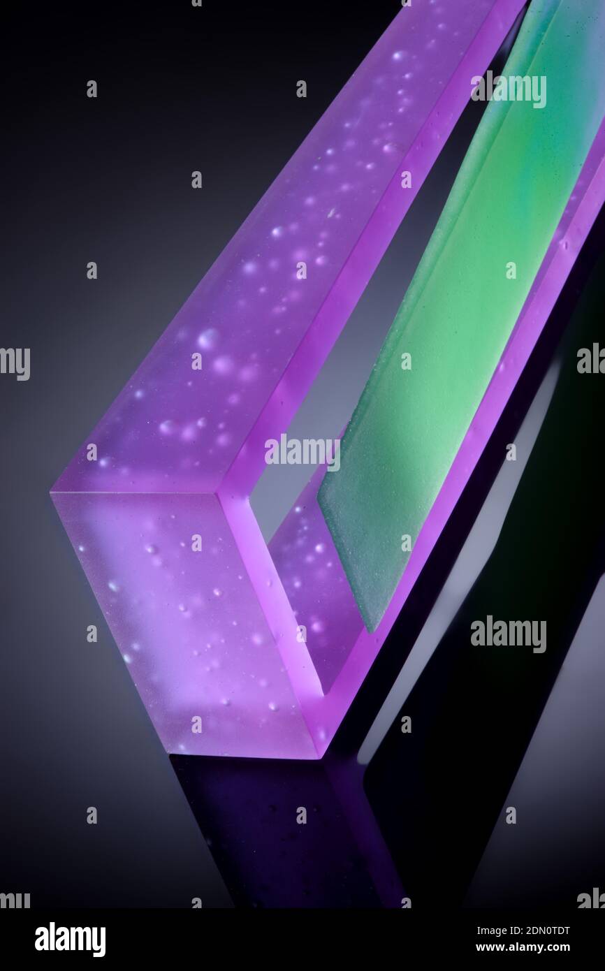 Designer glass collection Stock Photo - Alamy