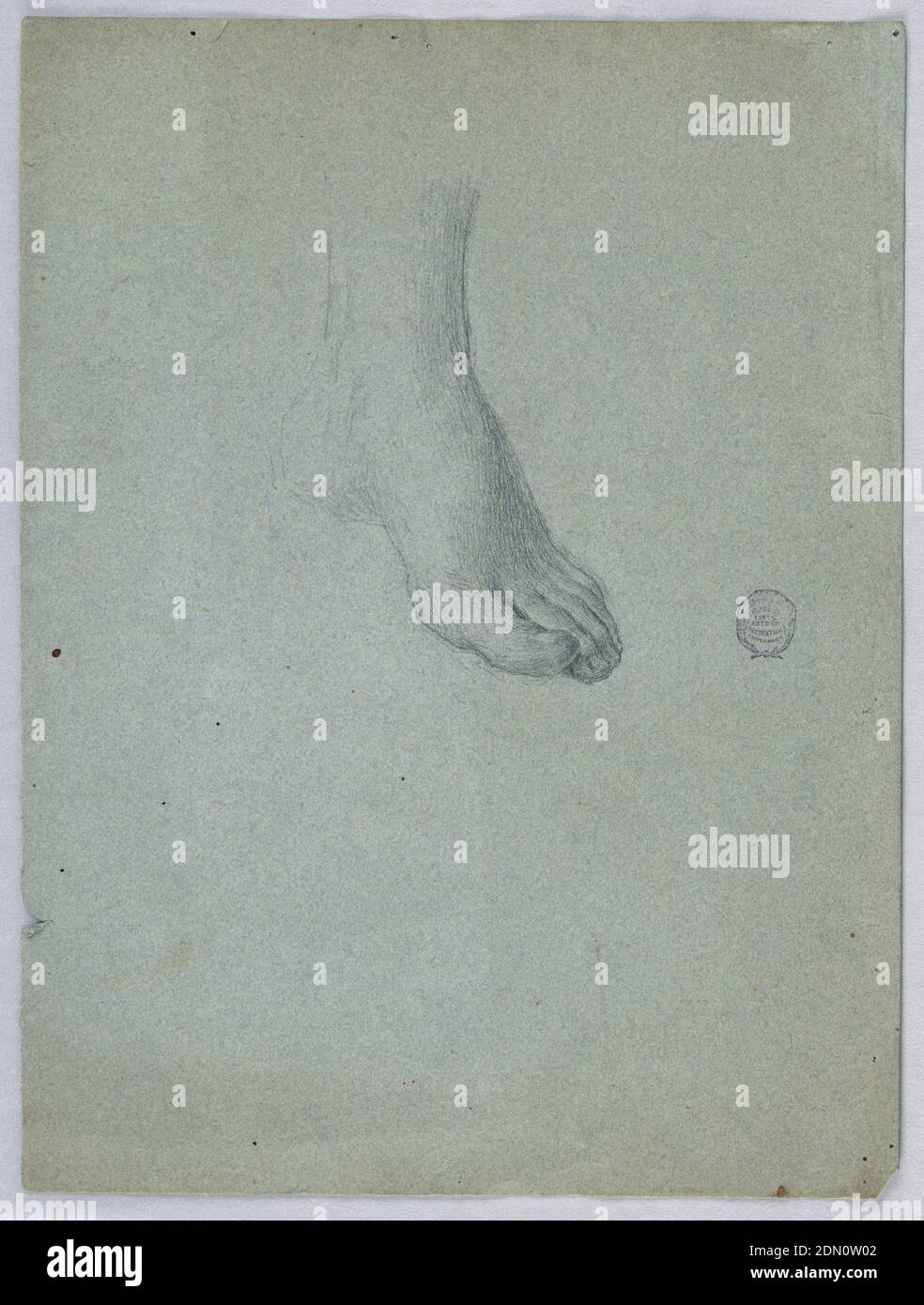 Study of Left Foot, Francis Augustus Lathrop, American, 1849 - 1909 ...