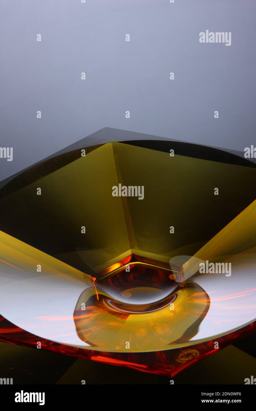 Designer glass collection Stock Photo - Alamy