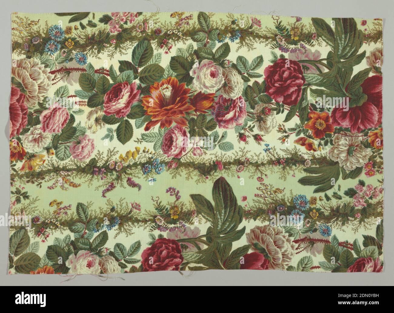 Textile, Medium: wool Technique: block printed on 4&1 satin, Design of ...