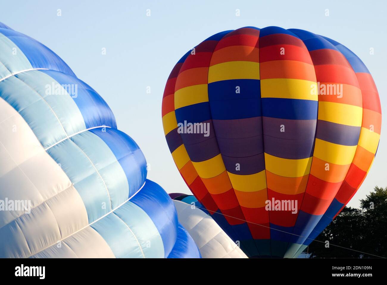 Colorful Hot Air Balloon at a Festival in Gatineau Quebec Canada ...